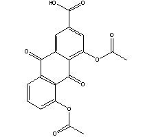 Diacerein 98% (By HPLC) Molecular Formula: C19H12O8,CAS No.: 13739-02-1