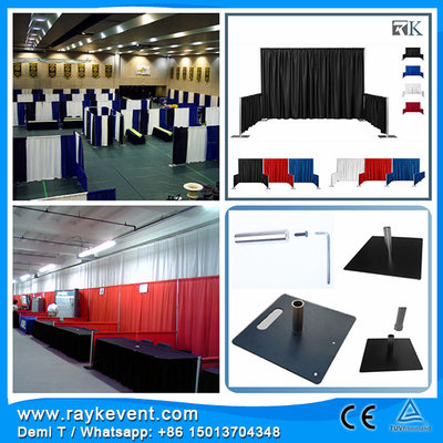 Made in china trade show graphics  adjustable  adjustable 6-10ft pipe and drape online