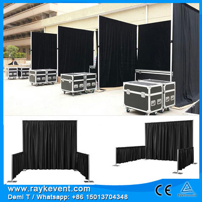 wholesale pipe and drape rental, Aluminum pipe and drape rentals, trade show booth ideas
