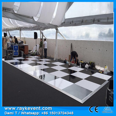 RK Cheap white&Black  36*16ft dance floor event and party decor