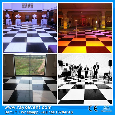 RK Cheap white&Black  36*16ft dance floor event and party decor