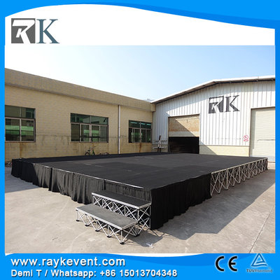 Heavy load decent  portable outdoor stage Dance floor/ outdoor concert sound system