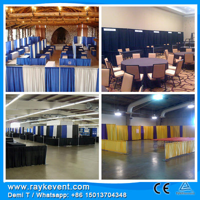 RK Outdoor  trade show display ideas pipe and drape hardware pipe drape system