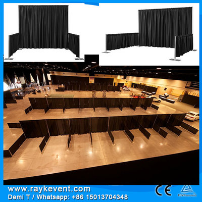 RK Outdoor  trade show display ideas pipe and drape hardware pipe drape system