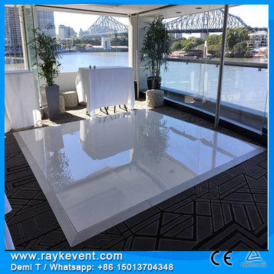 RK 5m x 5m  sale portable dance floor, interactive  dance floor, white dance floor