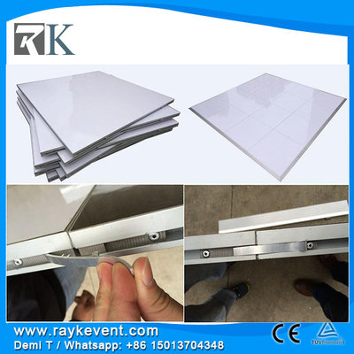 RK 5m x 5m  sale portable dance floor, interactive  dance floor, white dance floor