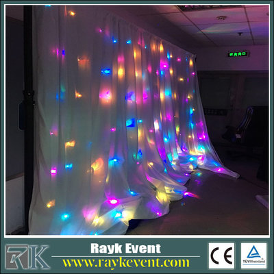 China factory price Fairy wedding led star curtain wholesale event decorations led Star Cloth