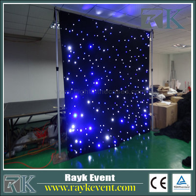 RK New running speed can be control event and party suppliers party decoration led star curtain