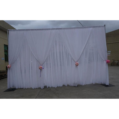 Event decoration accessories wedding mandap pillar decoration white flower backdrop