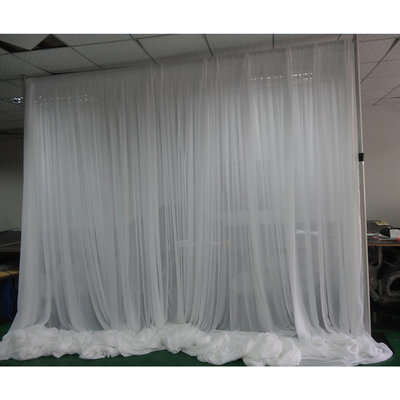 Latest wedding decoration booth canopy 8 to 10 feet pipe and drape system