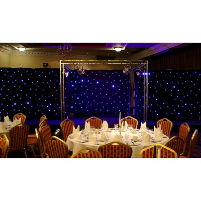 Par 64 led stage lighting led lighting for display cases for jewelry Starlight backdrop curtain