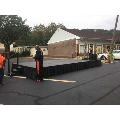 Modular Staging 4mx10m Outdoor  portable stage spot light portable stage system