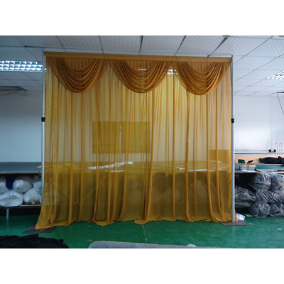 Backdrop wedding aluminum backdrop stand 8 to 10 feet pipe and drape system