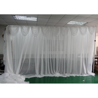 RK stage decoration backdrop fabric decoration aluminum pipe drape system
