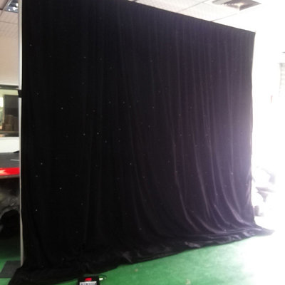 USD10-12 LED light starry sky lighting wedding backdrop warm white led fairy lights led Star Cloth star curtain