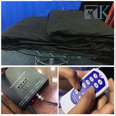 Portable stage curtain backdrop led decorative lights curtain light led starcloth components