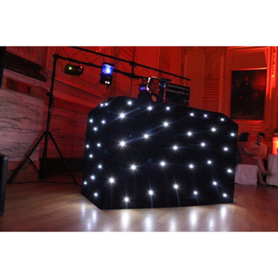 White lamps led curtains for stage backdrops led light stage curtain warning blue led light