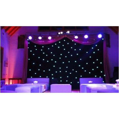 Starlight backdrop curtain led dj light curtain led light screen backdrop