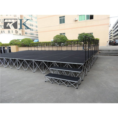 20ft x20ft  portable stage led display school portable stage portable steel stage platform Used Portable Stage For Sale