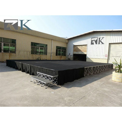 Portable catwalks folding stages portable banque Outdoor  portable stage spot light portable stage system