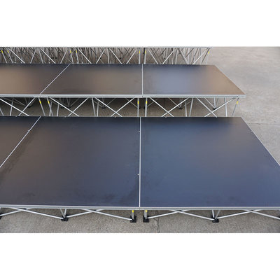 1.22x1.22m Best sale outdoor stage small stage lighting truss used portable stage for sale folding portable stage