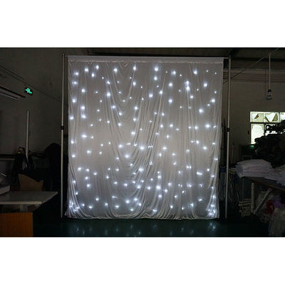 Large stage backdrop pixelflex led curtain price led Star Cloth star curtain