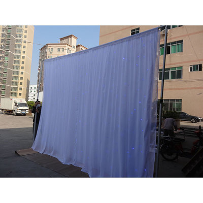 Large stage backdrop pixelflex led curtain price led Star Cloth star curtain