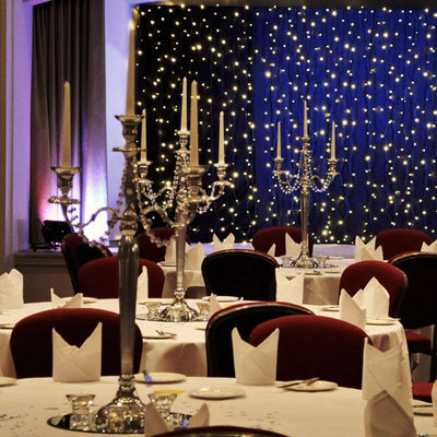 Indoor curtain lights star curtain velvet curtain star sky led lights