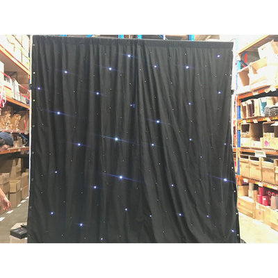 Stage laser star light decorative round table cloth high brightness led curtain light