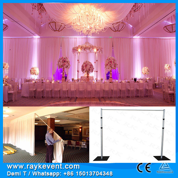 Light weight  Adjustable 6-10ft Pipe and drape, Pipe and drape kits, Wedding decoration supplier