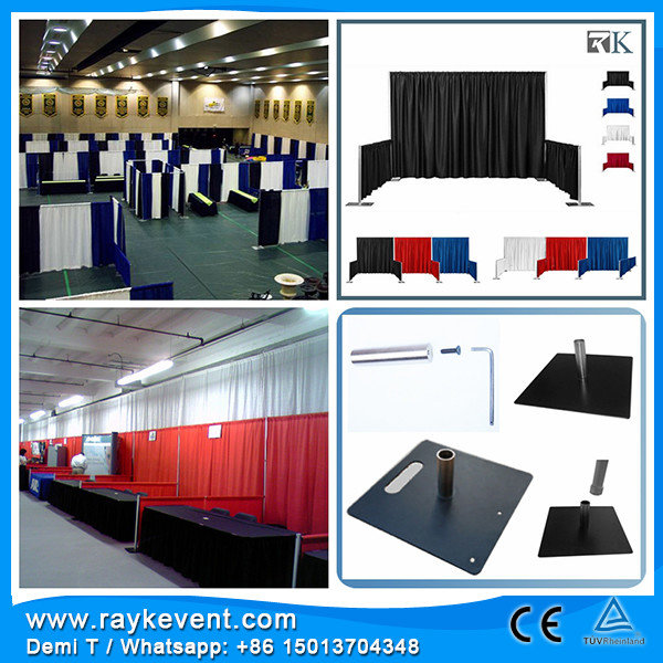 Made in china trade show graphics  adjustable  adjustable 6-10ft pipe and drape online