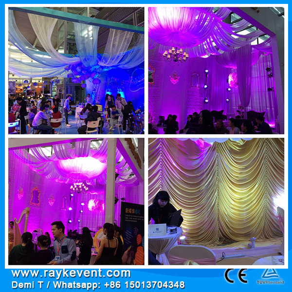 RK High Quality Pipe And Drape System/ pipe and drape kit/ curved pipe and drape