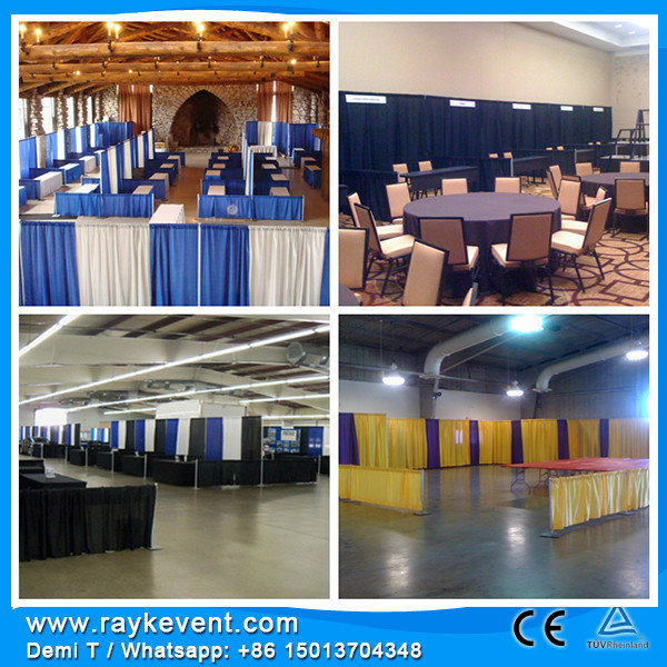 RK Outdoor  trade show display ideas pipe and drape hardware pipe drape system