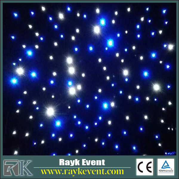 Singapore factory star curtain inflatable events decoration Wedding Party Curtain