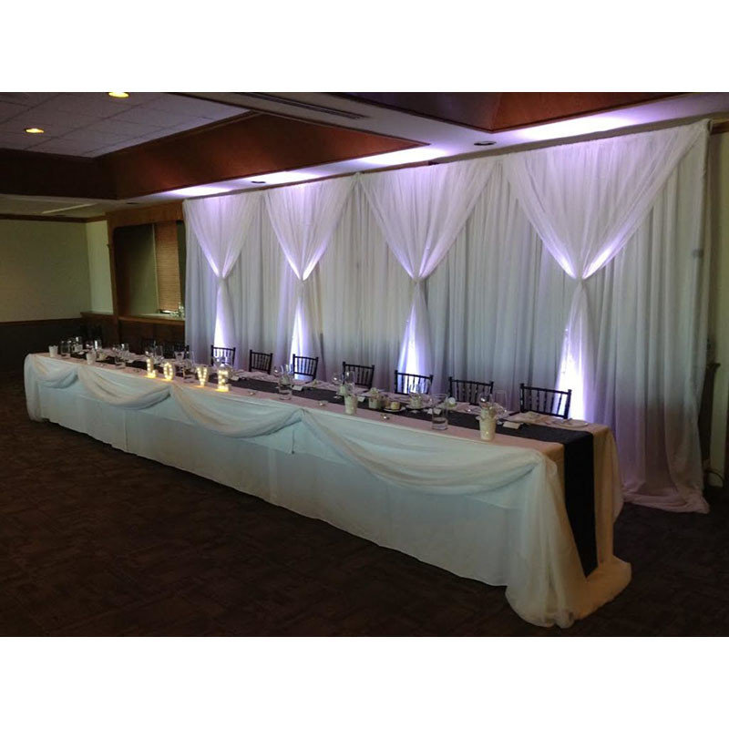 Event decoration accessories wedding mandap pillar decoration white flower backdrop