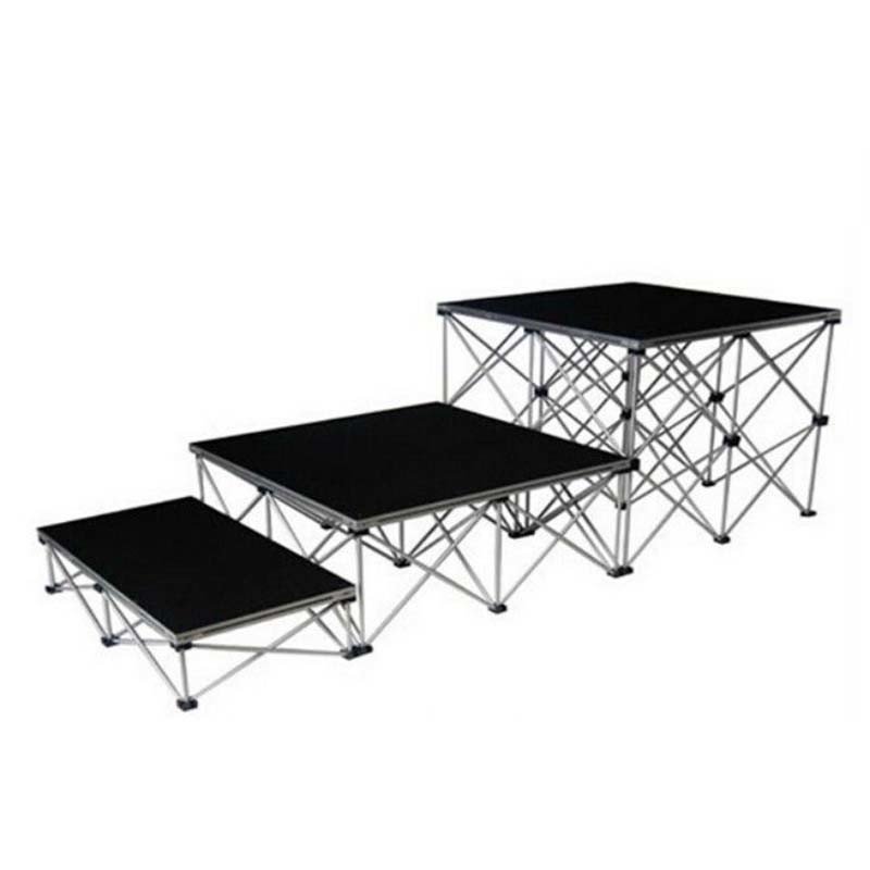 China professional supplier 1mx1m module portable wedding stages portable stage speaker available height