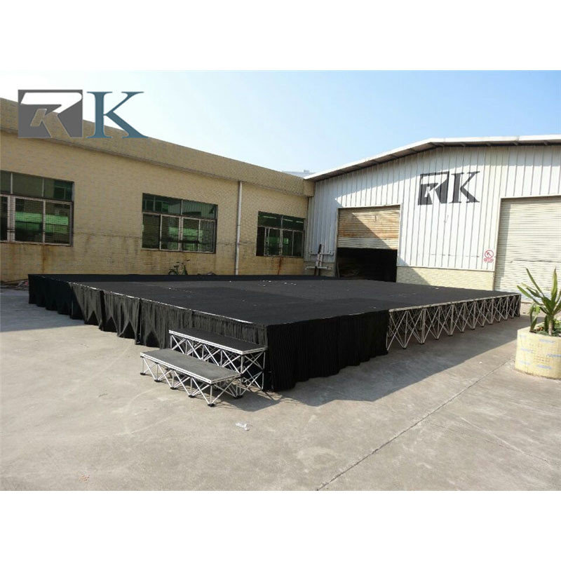 Portable catwalks folding stages portable banque Outdoor  portable stage spot light portable stage system