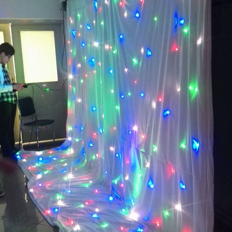led light starry sky lighting wedding backdrop flexible led curtain price starlight curtain led curtain controller