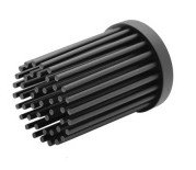 LED downlight spotlight heatsink manufacturing diameter 48-120mm black aluminum 1070