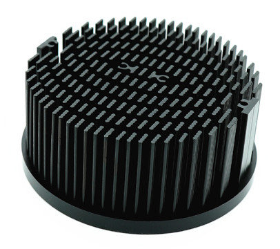 Forging AL1070 surface black anodized LED downlight cooler dissipated 7W-200W Bridgelux Led OD 48 to 130mm