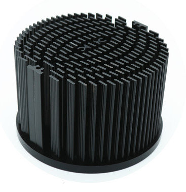 diameter 48mm to 130mm black anodized Forging AL1070 LED downlight  heatsink dissipated 7W-200W