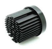 dissipated 7W-200W IP54 OD 48mm to 130mm COB/SMD LED downlight  heatsink black anodized Forging AL1070