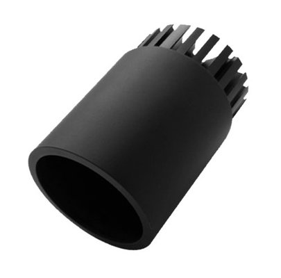 MR16 light cooling BuLED heatinks color black for spotlight and downlight designs form 500 to 1800 lumen.
