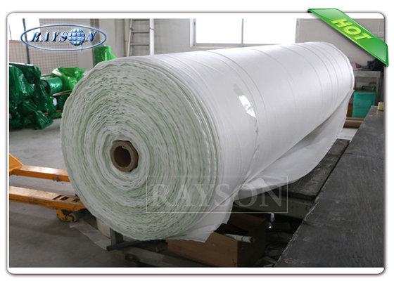 Big Roll Nonwoven Garden Weed Control Fabric Biodegradable landscape Fabric Pack In Green Plastic Bag