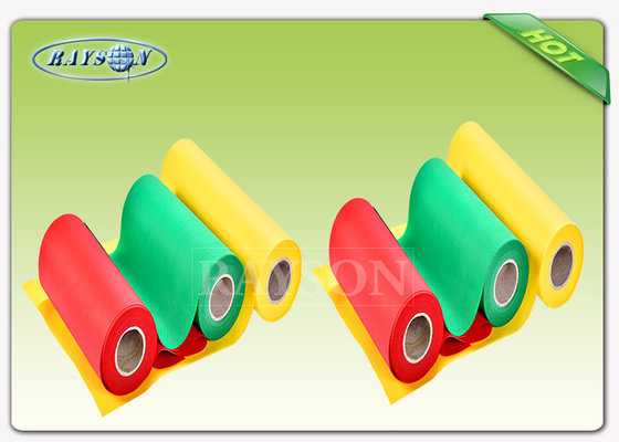100 Polypropylene Fabric / PP Spunbond Non Woven Fabric Roll Used For U.S Market Shopping Bag