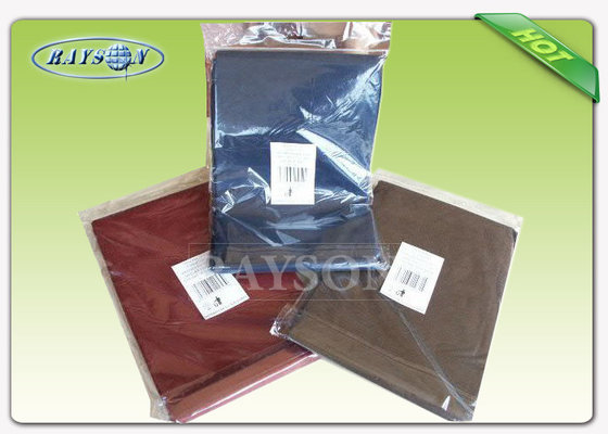 Individual Packing Overseas Stable Uniformity Disposable Fabric Tablecloths Multi Shape