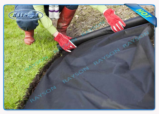 Air Permeability Non Woven Landscape Fabric 100% Raw Material Seasame Pattern