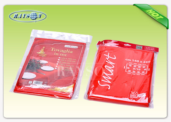 45 GSM Individually Packing Hotel  Used  Non Woven TNT Fabric Tablecloth In Size of 1.2mx1.2 m