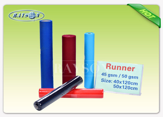 Shrink Film Packing Non Woven Tablecloth TNT Fabric Eco-Friendly Sesame Dot