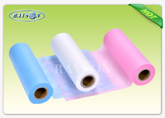 Function Antibacterial PE Coated Plastic Disposable Non Woven Bed Sheets